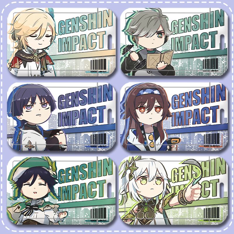 Genshin Impact Kaveh Venti Nahida Scaramouche New Design Card Set ...
