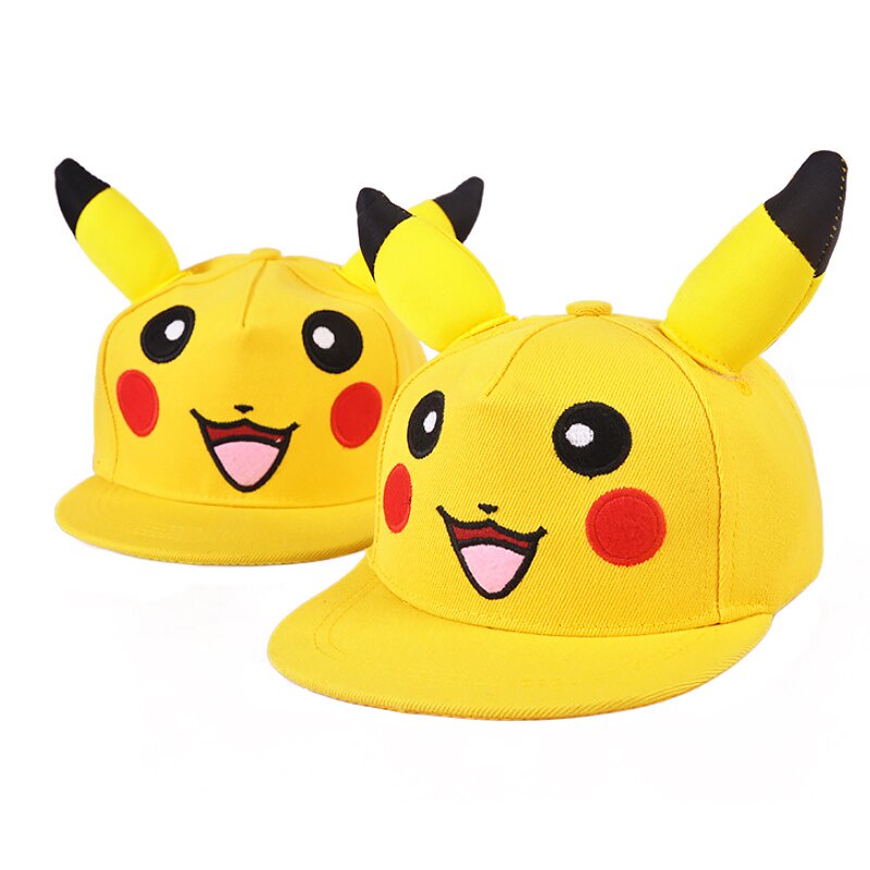 European and American Pokemon Hat Pikachu Pokemon Hip Hop Baseball Cap ...