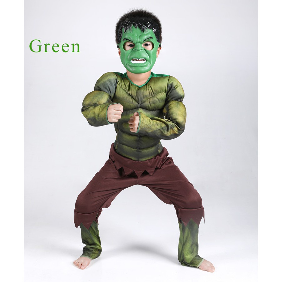 Kids Boys Muscle Batman Costumes Mask Cloak Movie Cosplay Invincible ...