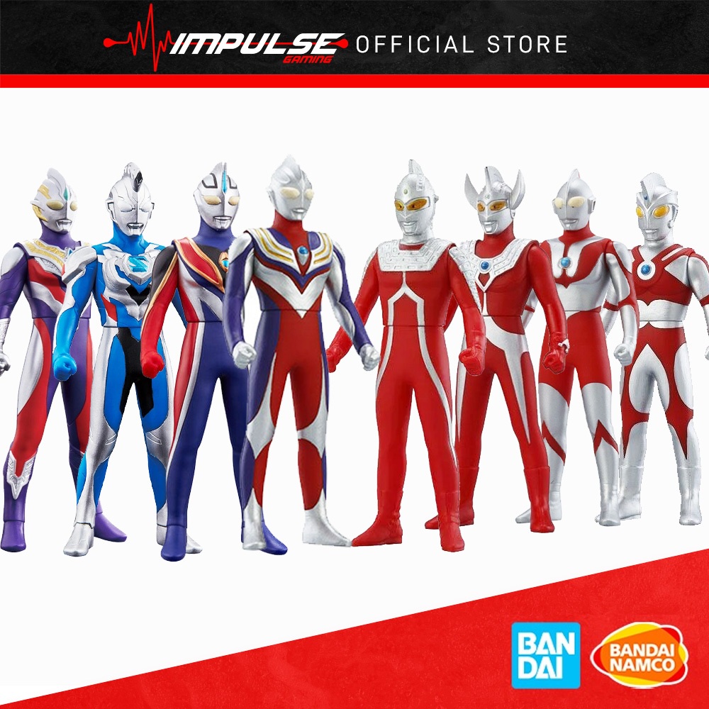 Bandai Ultra Hero Sofvi Series - Ultraman Z Original, Trigger, Tiga, Geed Primitive | Shopee ...