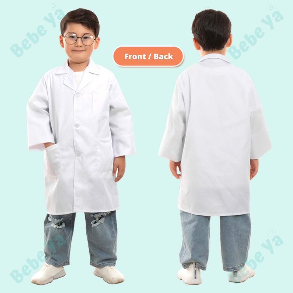 Kids Doctor Costume - Pretend Play White Coat Lab Coat Uniform Cosplay ...