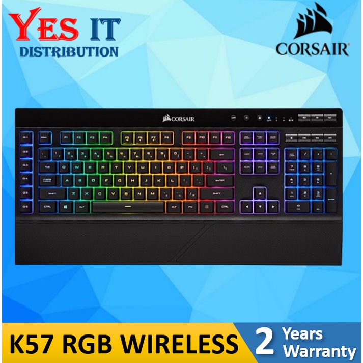 CORSAIR K57 RGB Wireless Gaming Keyboard (CH-925C015-NA) | Shopee Malaysia