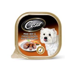 CESAR PRIME BEEF & CHOICE CHICKEN VEGETABLE TOPPING WITH 100 g | Shopee ...