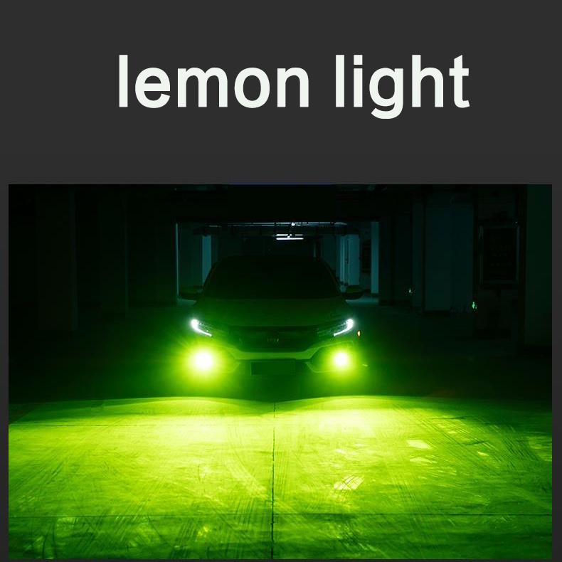 2Pcs 24SMD Auto Fog Light Two-Color LED Car Light H8 H11 H3 H4 H7 9005 HB3 9006 HB4 H16 P13W Day ...