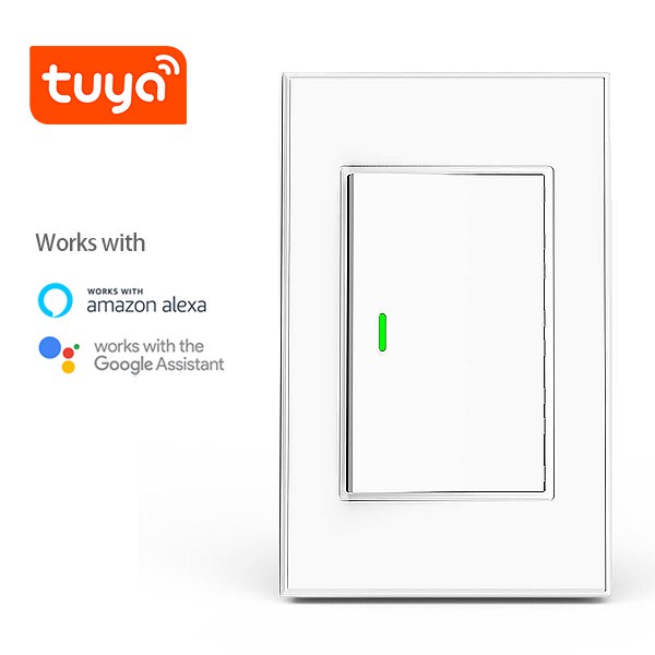, Smart Light Switch (1/2/3 Gang, Premium Metallic, White) | Shopee ...