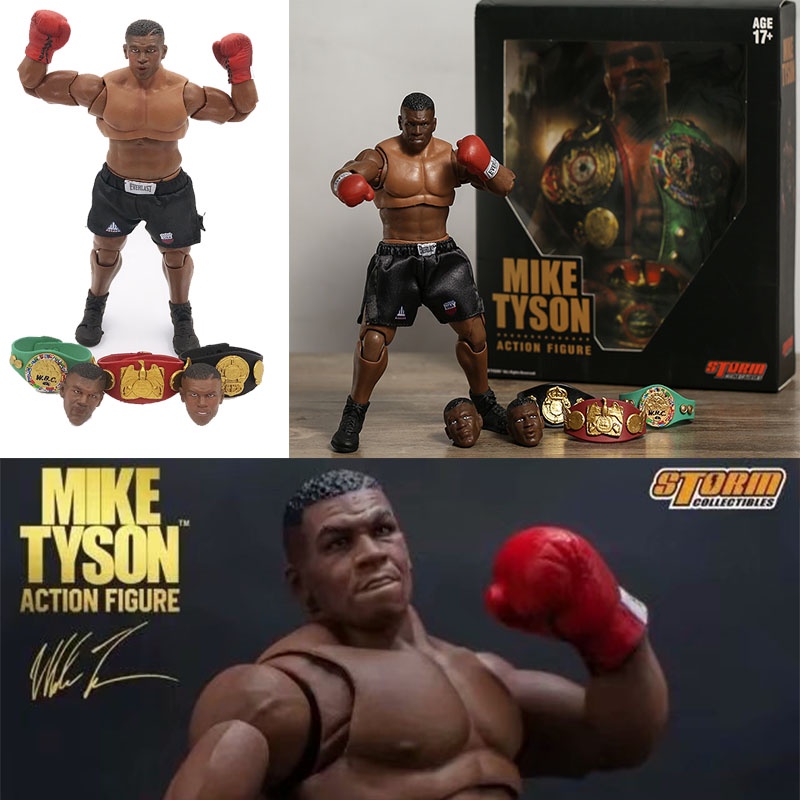 3 Head Face Storm Toys Boxing Boxer Champion Mike Tyson Final Round ...