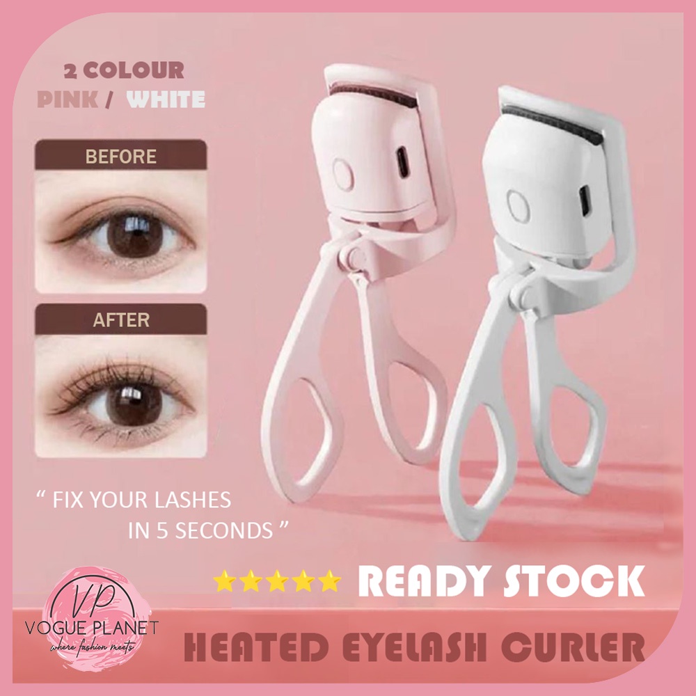 Electric Eyelash Curler Usb Rechargeable Heated Eyelash Curler Portable