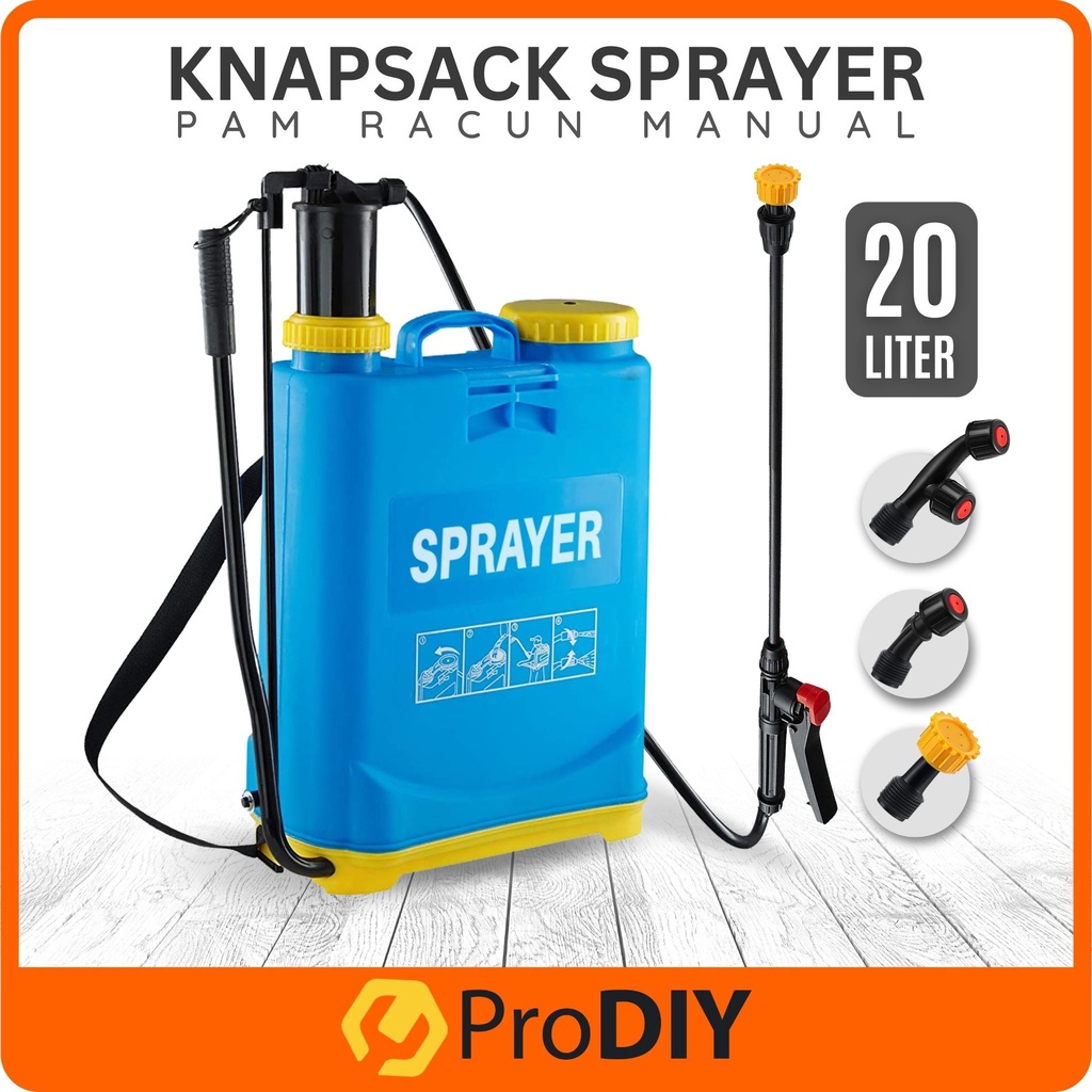 20 Litre Knapsack Sprayer Pam Racun Manual Pum Racun Pump Racun ...