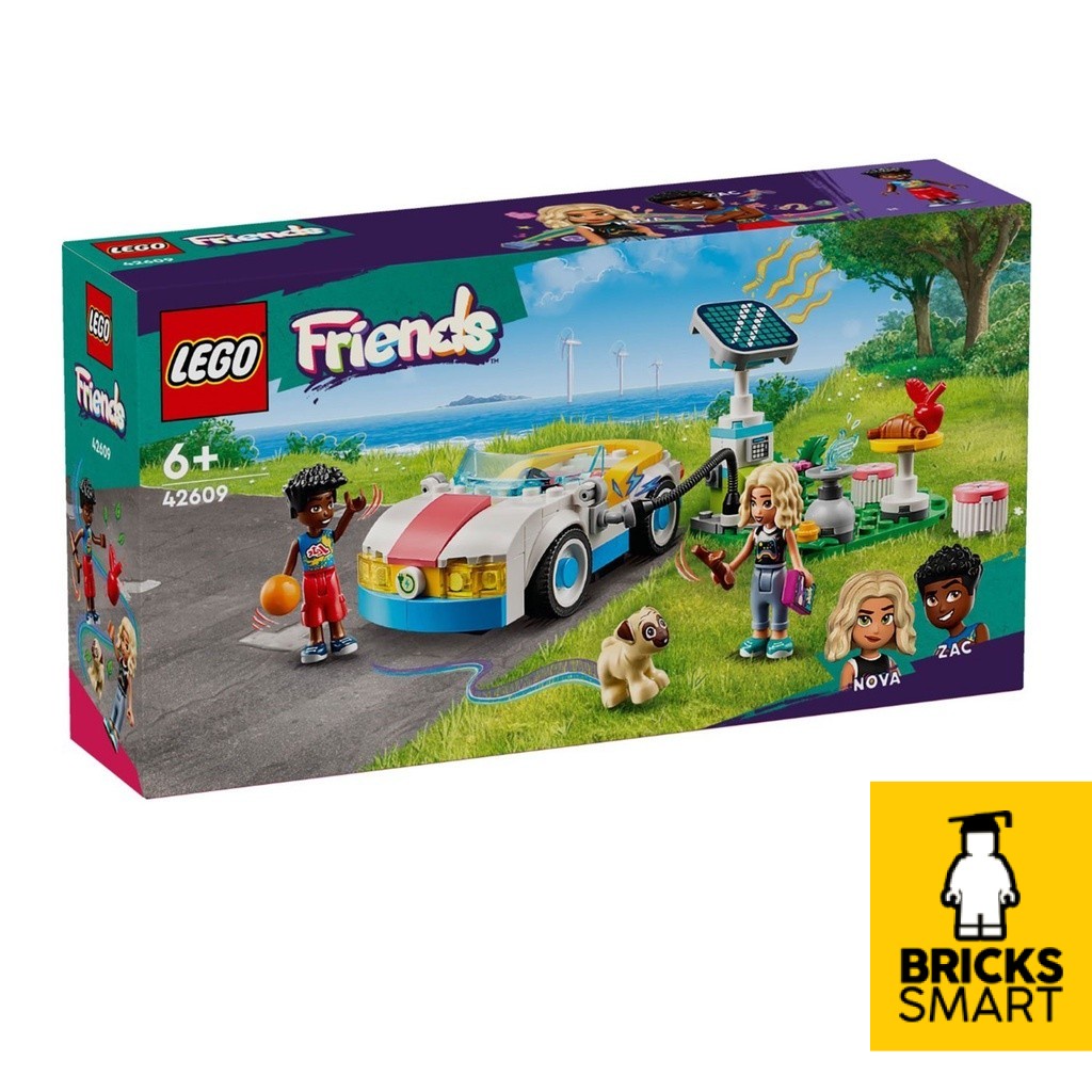 LEGO 42609 Friends Electric Car and Charger Building Toy Set (170 ...