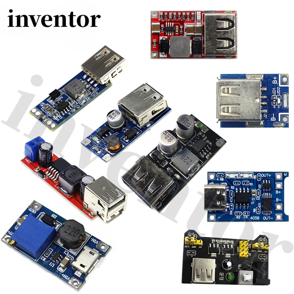 DC 6-24V 12V/24v to 5V USB Output Charger Step Down Power Module Mini ...