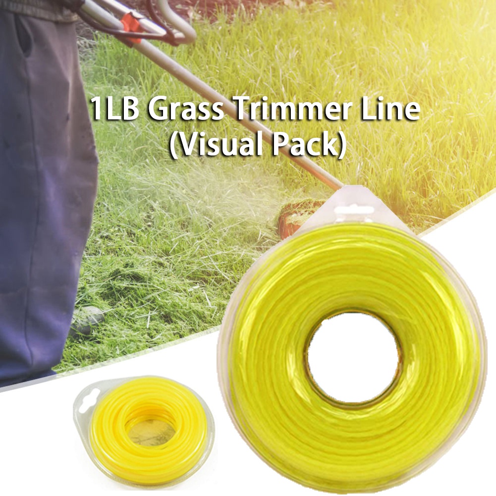 Square Nylon Grass 1LB Trimmer Line String For Grass Cutting Tali Rumput Grass Cutting String ...