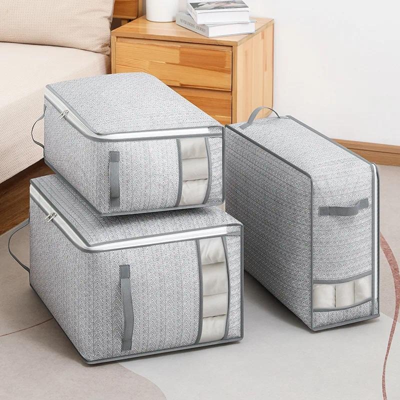 Visible Quilt Organize Cases - Foldable Clothes Storage Bag - For ...