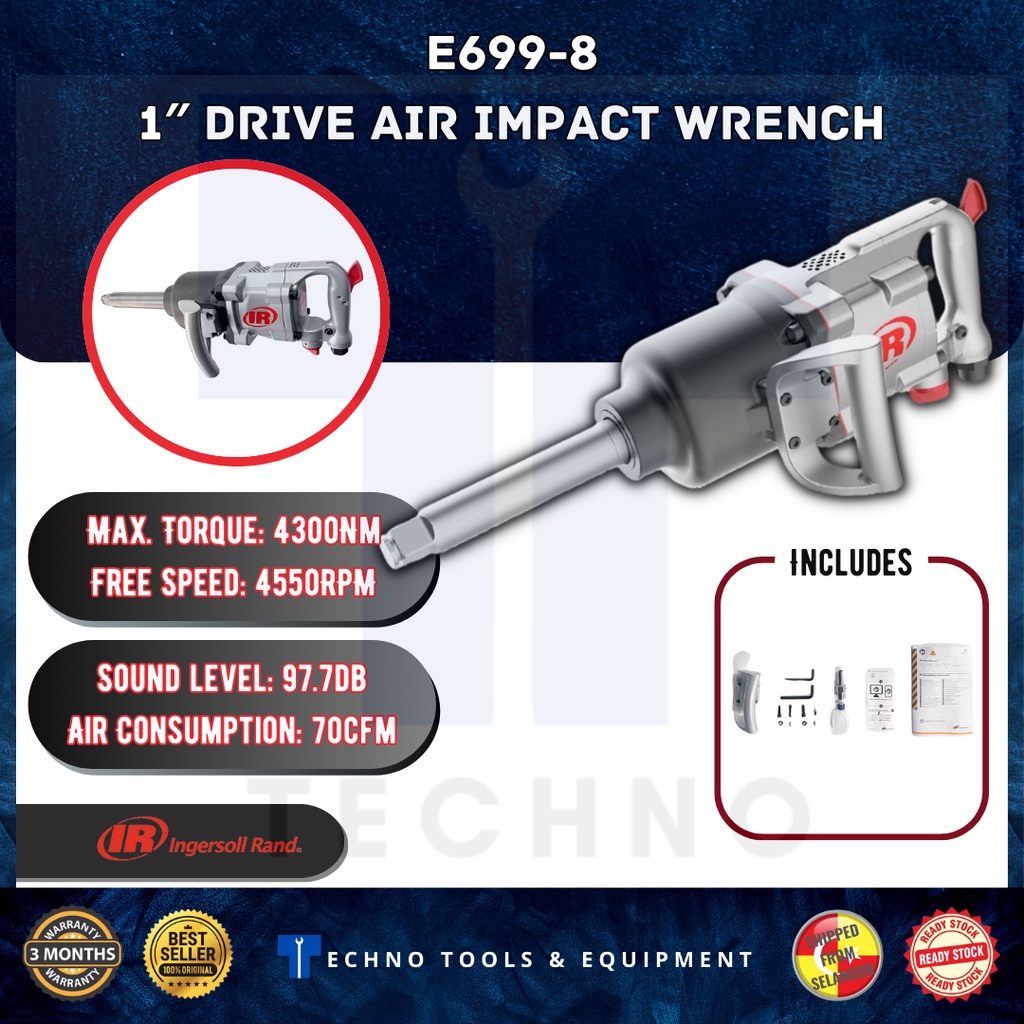 Ingersoll Rand 1″ Drive Air Impact Wrench E699-8 | Shopee Malaysia