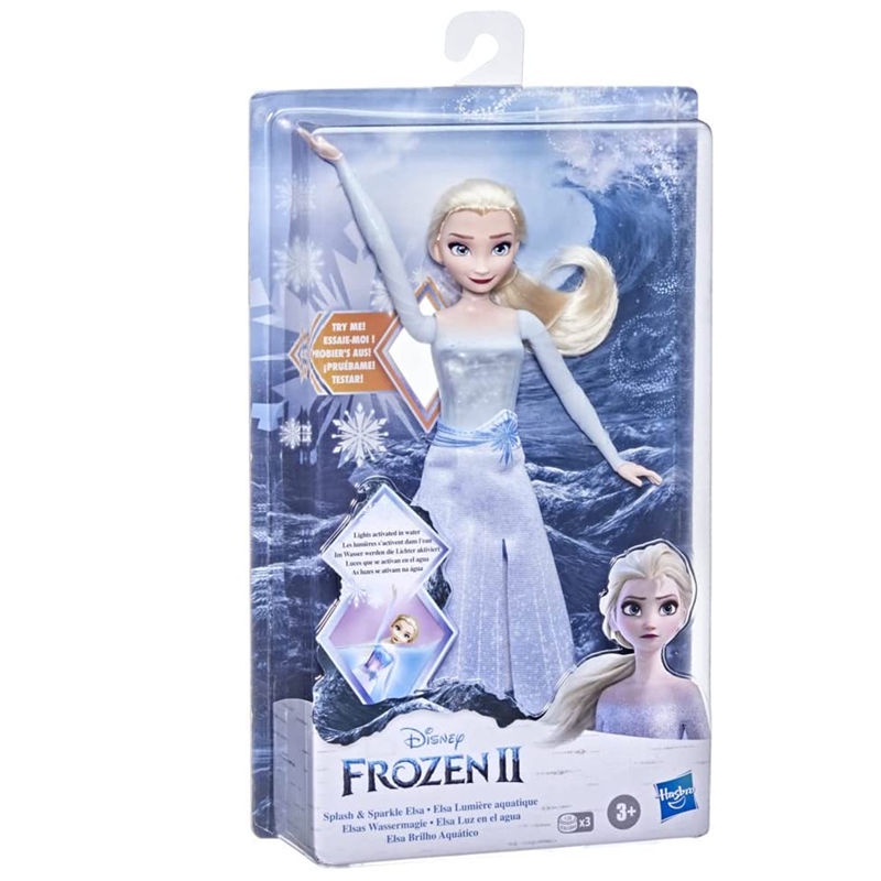 Hasbro Disney Doll Frozen II Splash&Sparkle Elsa Girl Toy RM067 ...