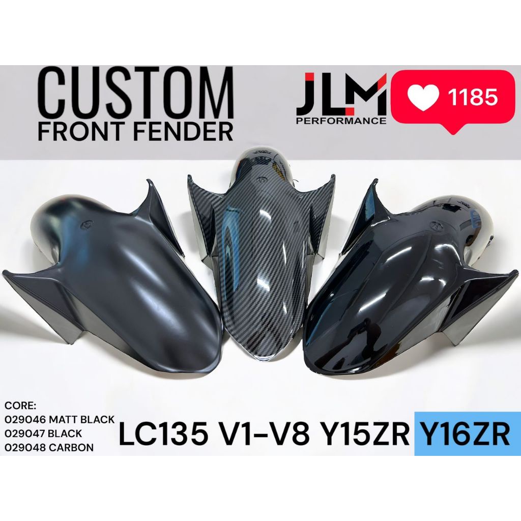 CUSTOM MAKE YAMAHA Y15 Y16 LC135 LCV8 Y15ZR FRONT FENDER MARGAT DEPAN ...