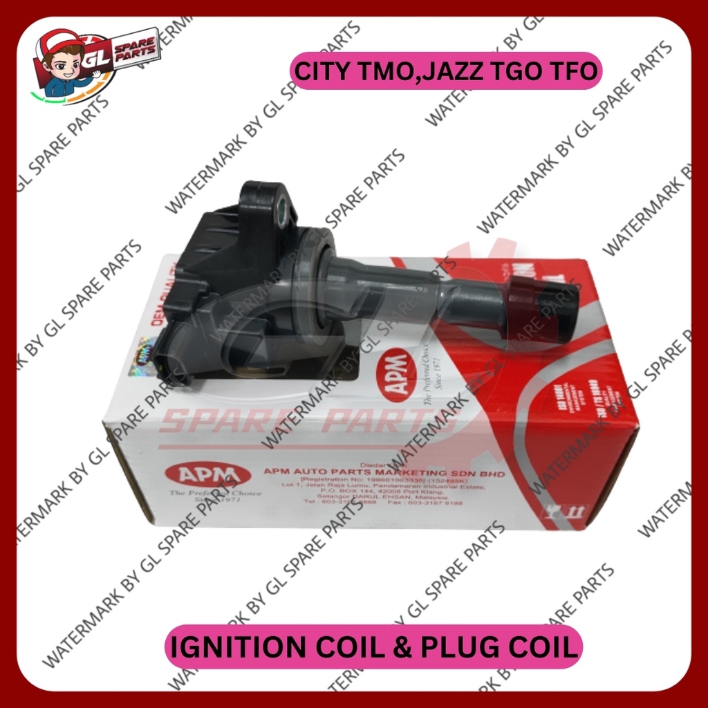 HONDA CITY TMO JAZZ TFO TGO IGNITION COIL PLUG COIL 100% ORIGINAL APM ...