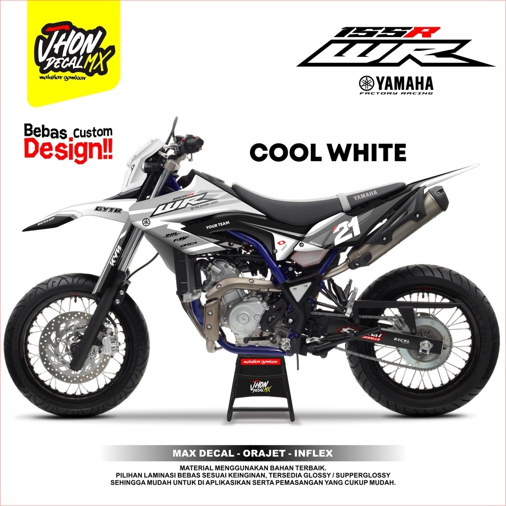 DECAL WR 155R Full Body Super Glossy DECAL WR Motorcycle By JhonDecal ...