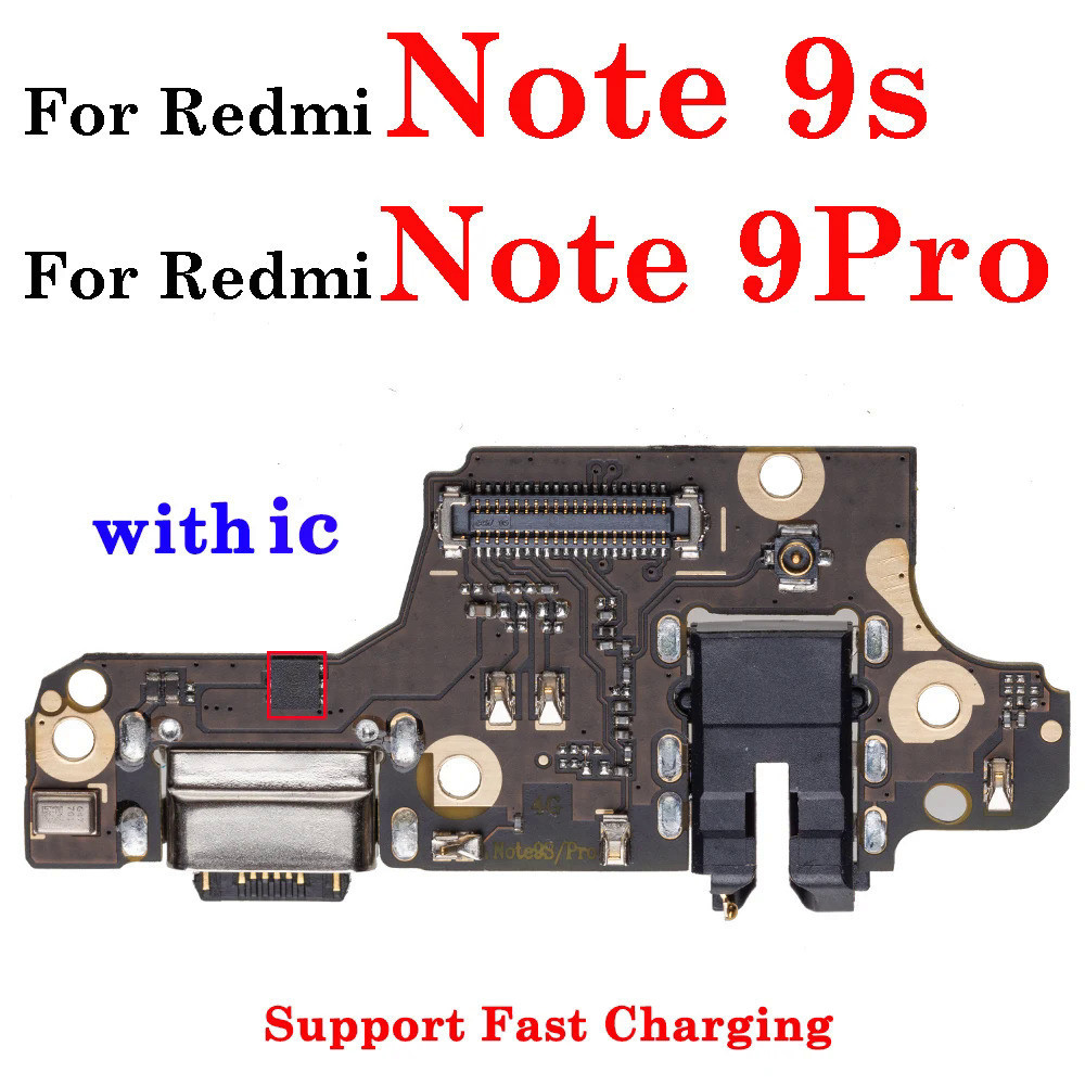 1Pcs Good Quality New USB Charging Port For Xiaomi Redmi Note 9s 9Pro ...