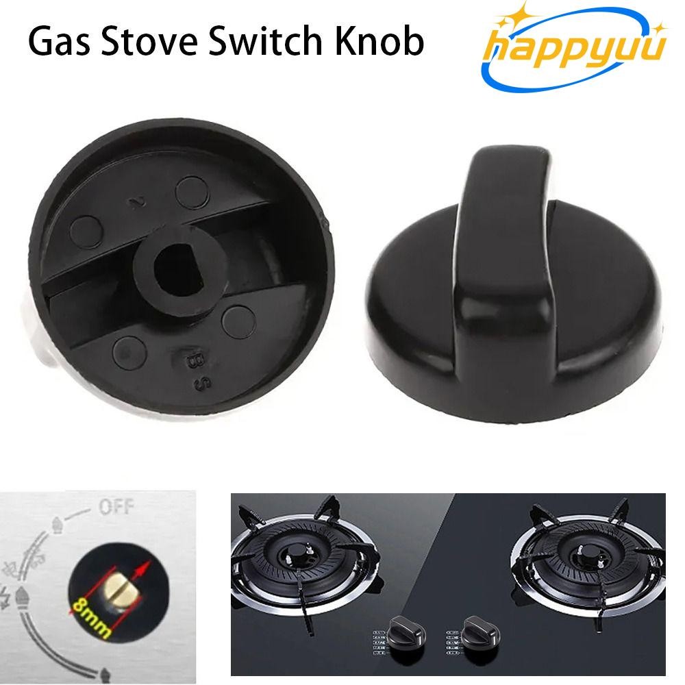 HAPPYUU 1/2/5Pcs Hob Knobs, General Plastic Handle Gas Stove Cooker ...