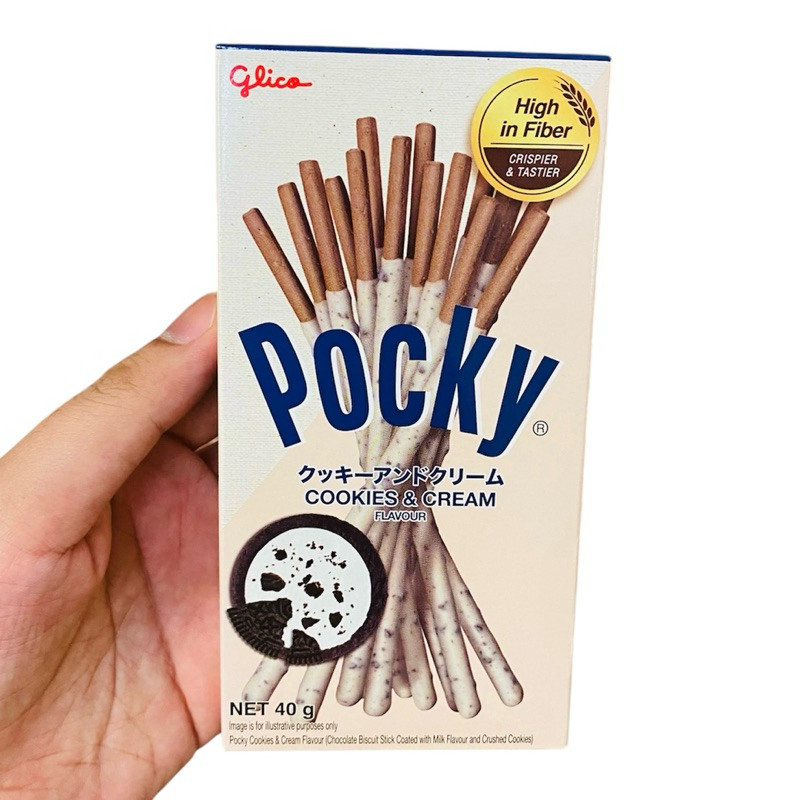 Pocky Cookies & Cream (40g) | Shopee Malaysia