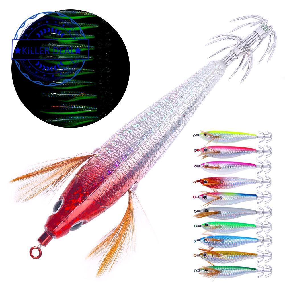 Squid Jigs Fishing Lure Artificial Squid Hook Jigging Baits For Sea ...