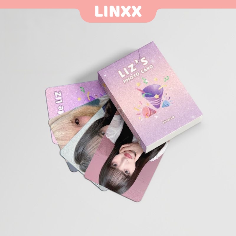 LINXX 50 Pcs LIZ Album Lomo Card Kpop Photocards Postcards Series ...