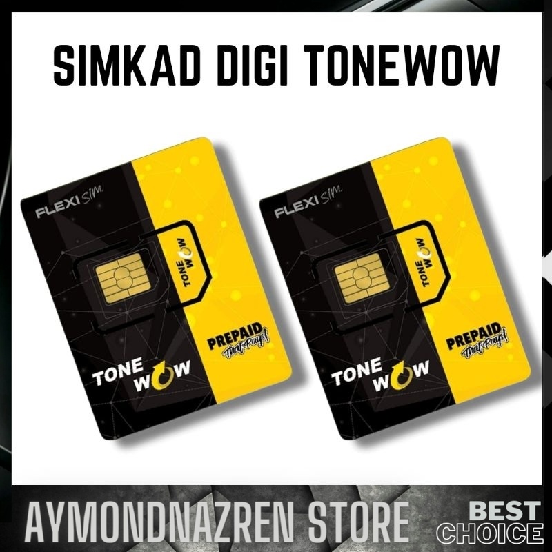 [FREE SIMKAD] SIMKAD DIGI TONEWOW TONE WOW UNLIMITED DATA INTERNET CALL ...