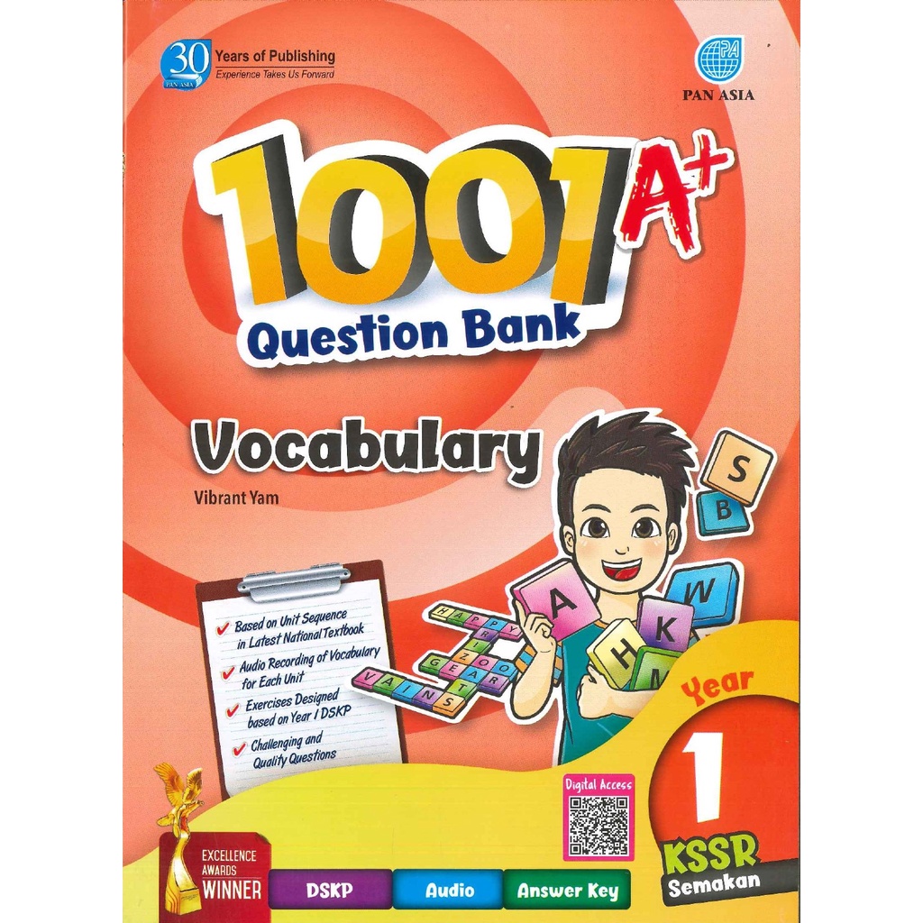 1001 A+ QUESTION BANK VOCABULARY YEAR 1 (2023) | Shopee Malaysia