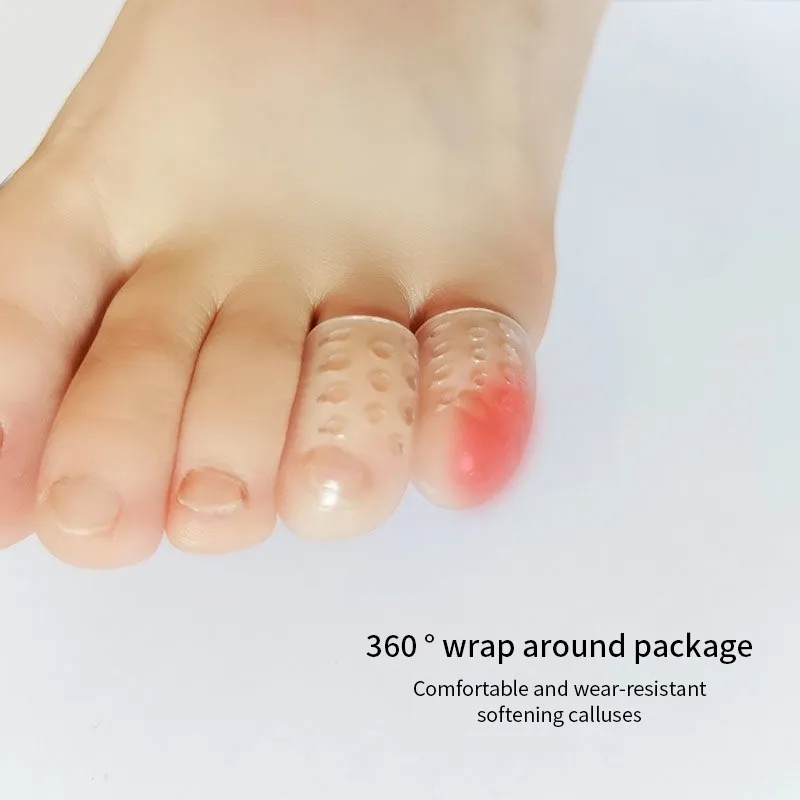 Silicone Toe Caps/ Anti-Friction Breathable Toe Protector/ Prevents ...