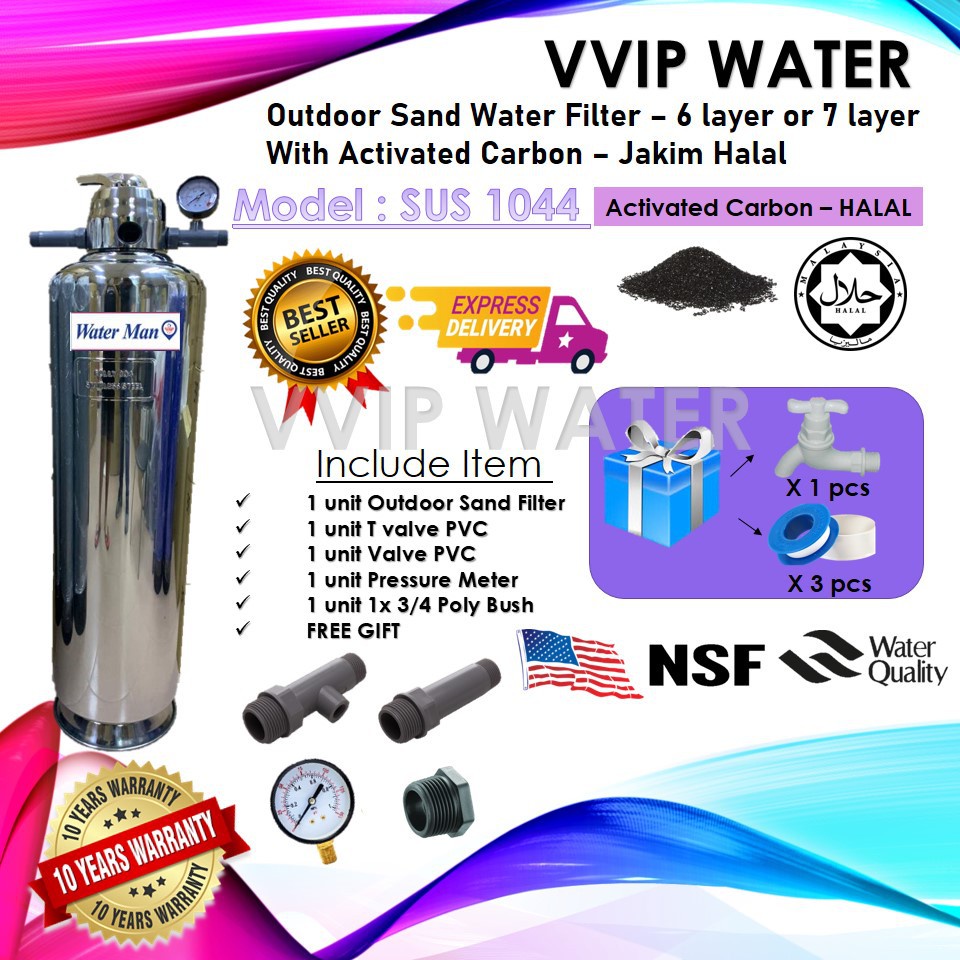 Durable Have AINNA Waterman Outdoor Sand Water Filter Installation KL ...