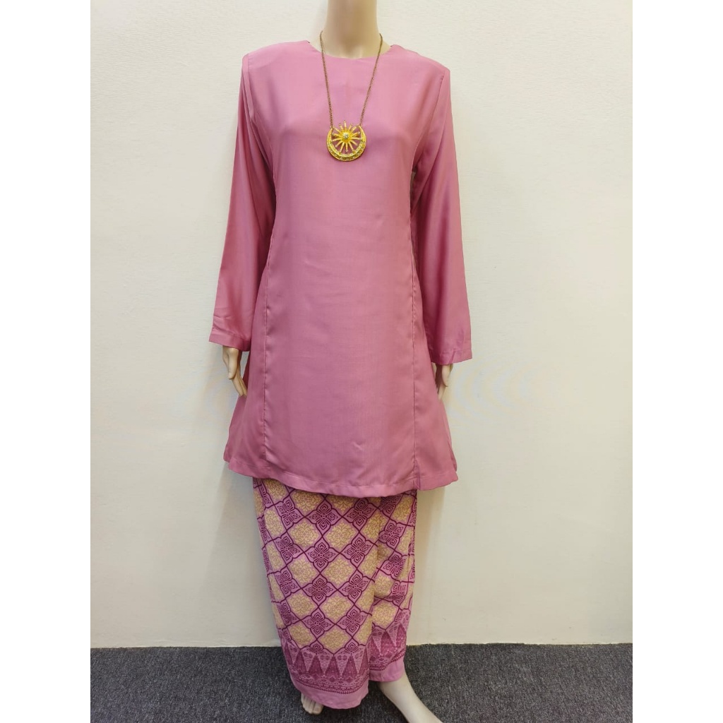 Baju Kurung Riau Jasmin Baju Kosong Kain Bercorak (KR23092) BBSjb ...