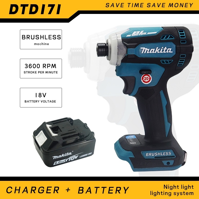 (Brand New Ready Stock) Makita DTD171 Electric Screwdriver Brushless ...
