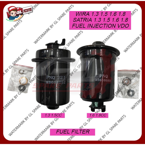 FUEL FILTER PROTON WIRA 1.3 1.5 1.6 1.8 SATRIA 1.3 1.5 1.6 1.8 FUEL ...