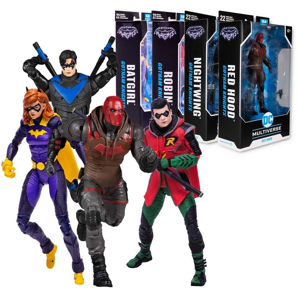 [DC Genuine Version] McFarland Knight Set Red Hood Robin Batgirl ...