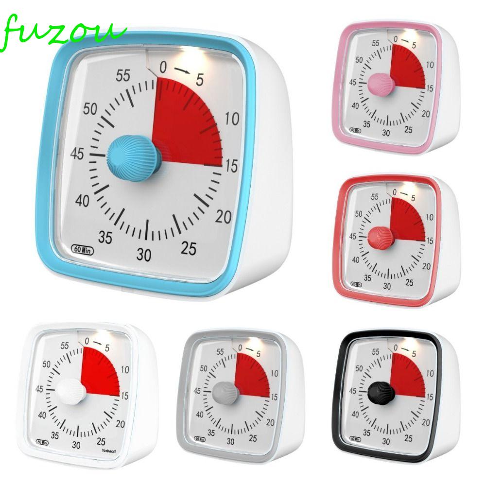 FUZOU Visual Timer with Night Light, Desktop Upgraded 60 Minutes ...
