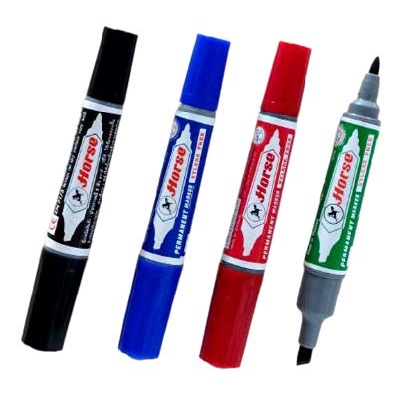 [super stationery] Horse Penanda Kekal Berkepala Dua/Twin Marker Pen ...