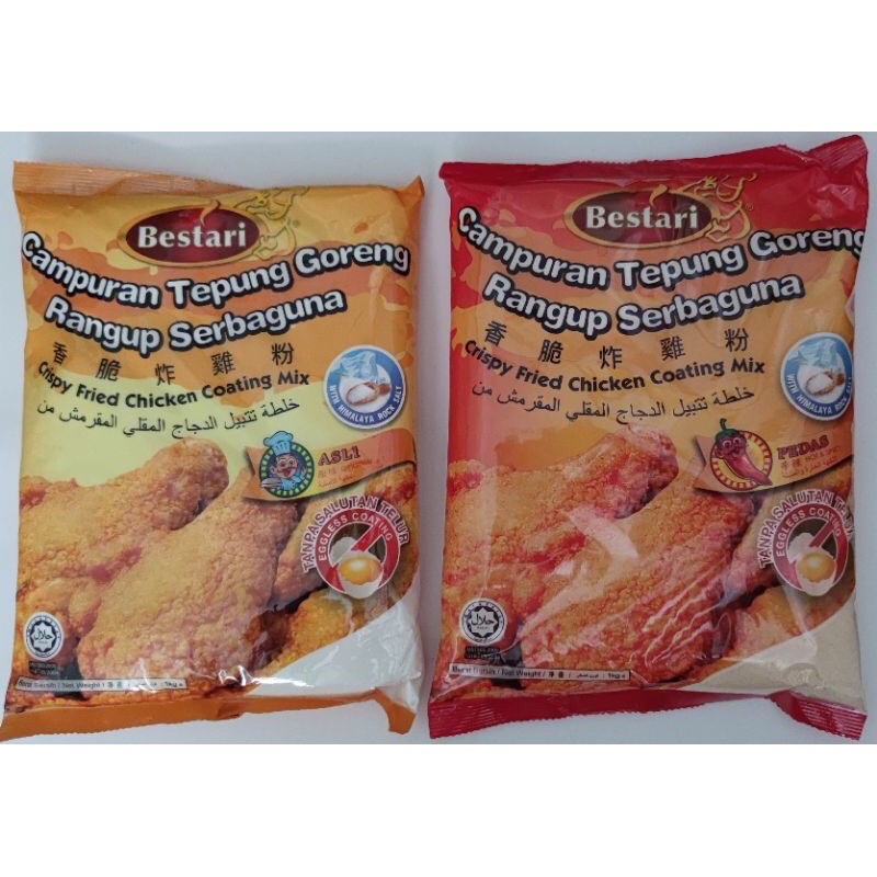 Tepung Goreng Serbaguna Bestari Original & Spicy 1kg | Shopee Malaysia