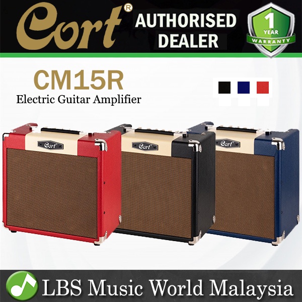 Cort CM15R 15 Watt Electric Guitar Amp Combo Speaker Amplifier (CM15 R ...