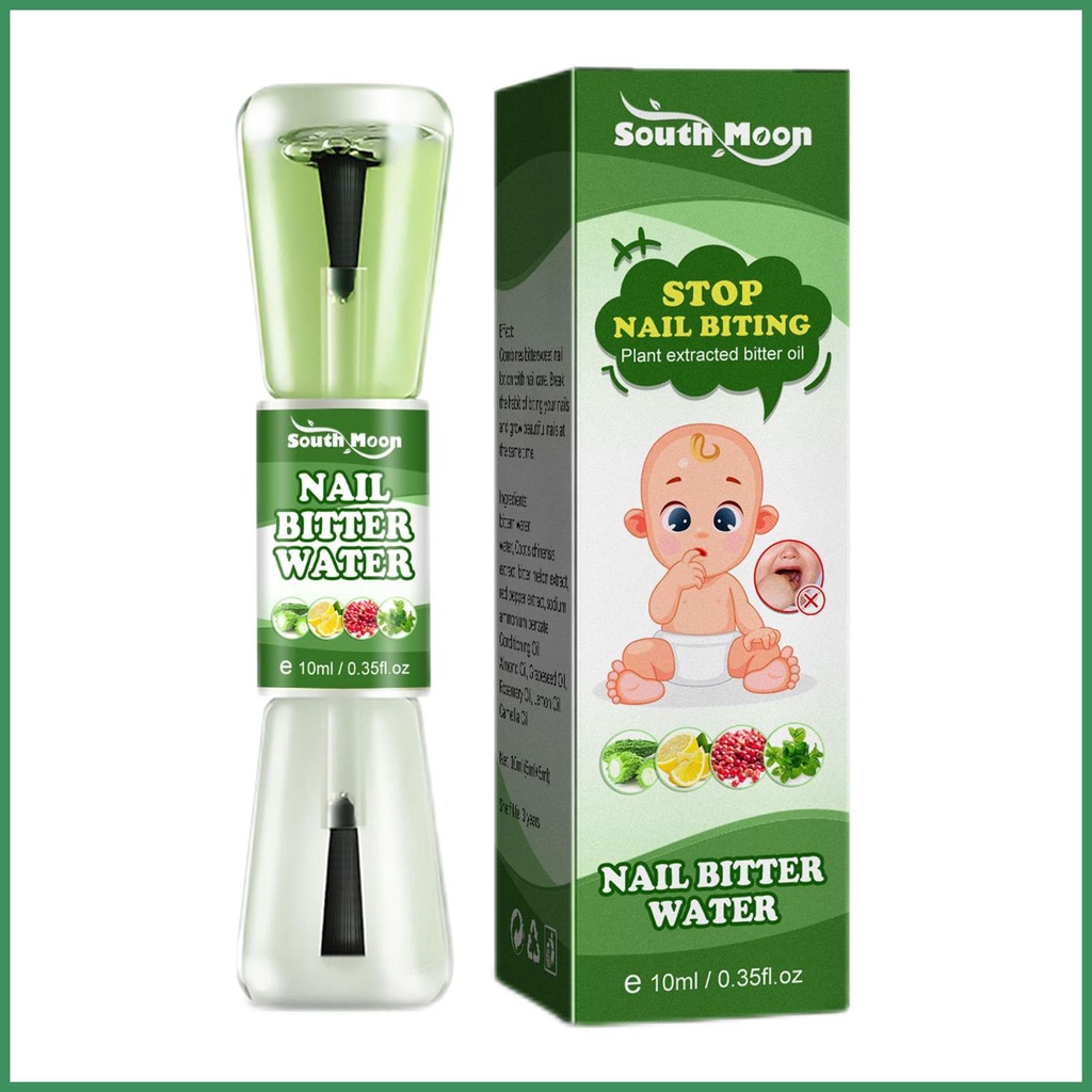 Fingernail Stop Biting Polish Kids Finger Nail Stop Biters with Double ...