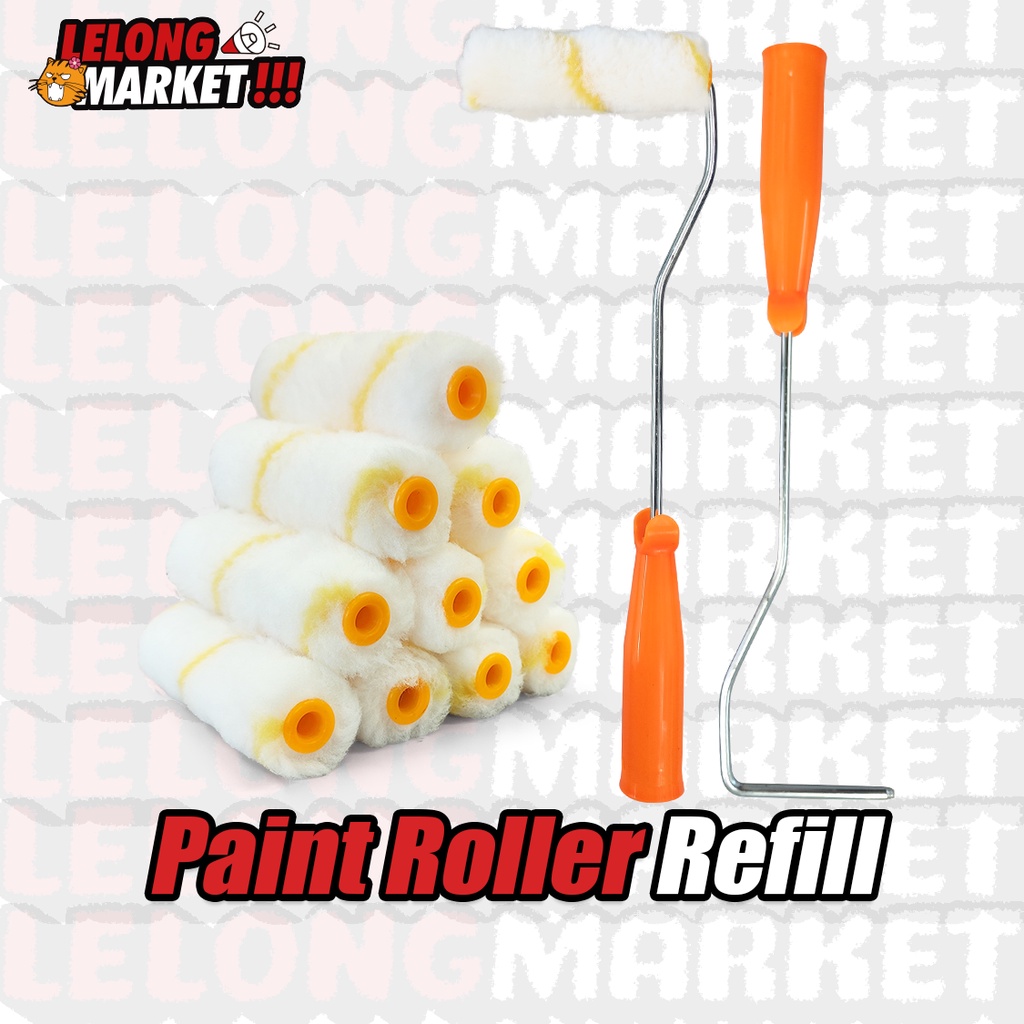 (1pcs) 4" High Quality Paint Roller Refill Solvent Base Roller ; Isi ...