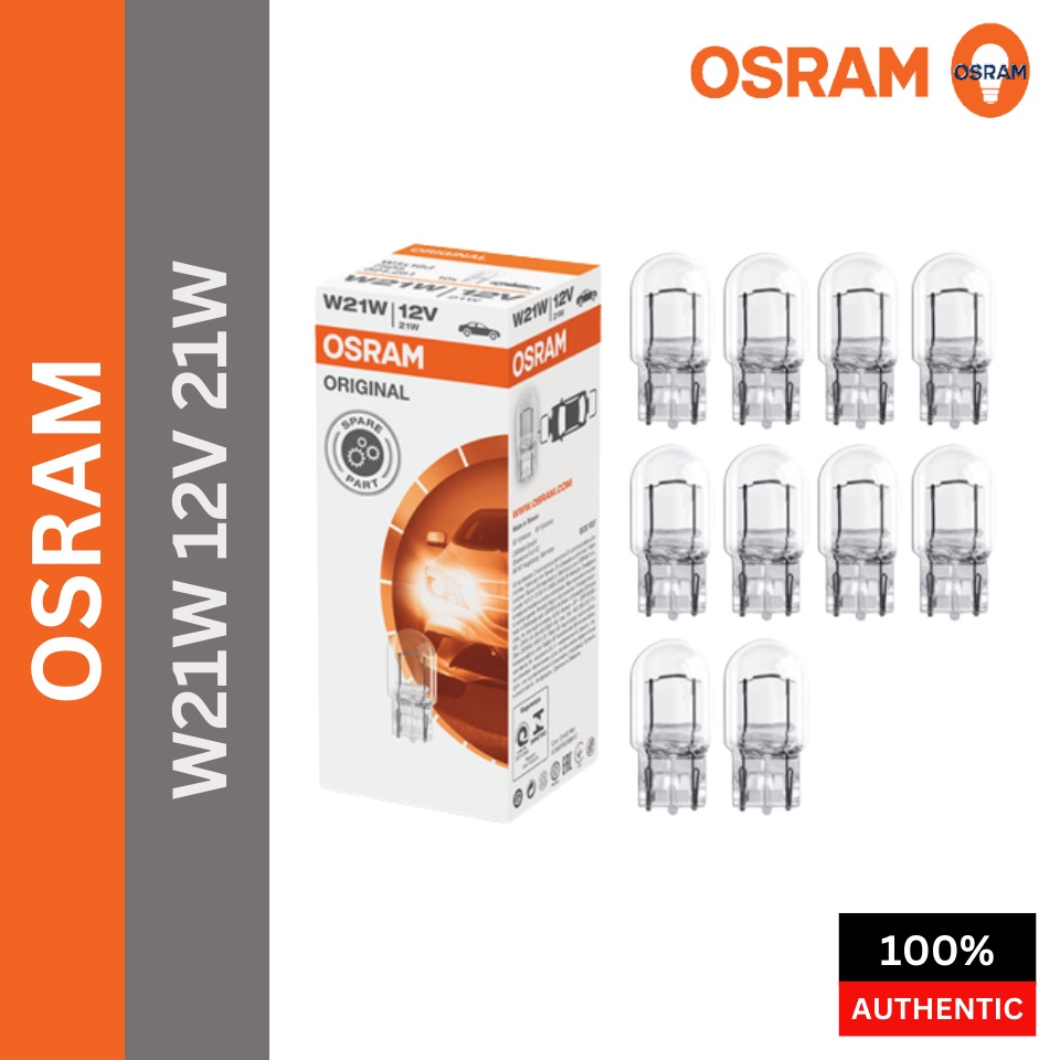 7505 OSR Osram W21W T20 (1881) 12V 21W W3X16D (10PCS) | Shopee Malaysia