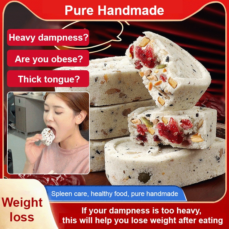 [1/2PCS]Sugar Free Red Date Yam Eight-Treasure Cake 坚果茯苓八珍糕 | Shopee ...