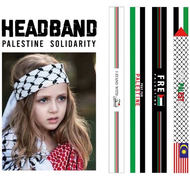 Ready Stock Mafla Shawl Palestine Flag Kuffiya Palestine Shawl ...