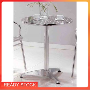Harga Kilang Round Table Only 60cm / 80cm Aluminium Garden Cafe Outdoor ...