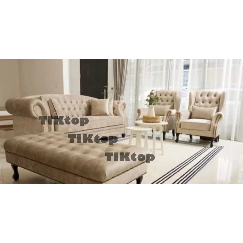 🔥PROMOSI🔥Sofa Baldu 3 Seater + 2 Kerusi Baldu + 1 Bangku | Shopee Malaysia