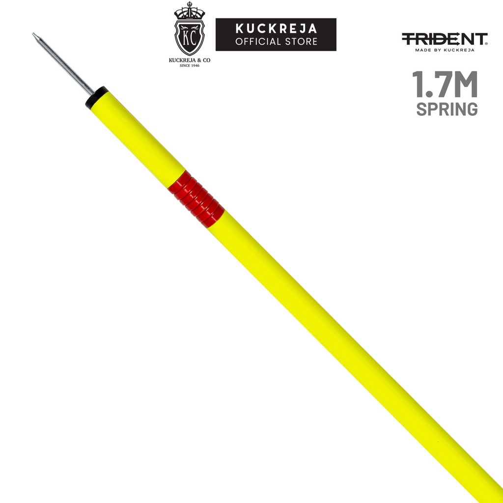 Trident Slalom Pole with Spring - 1.7m - Neon (32mm) | Shopee Malaysia