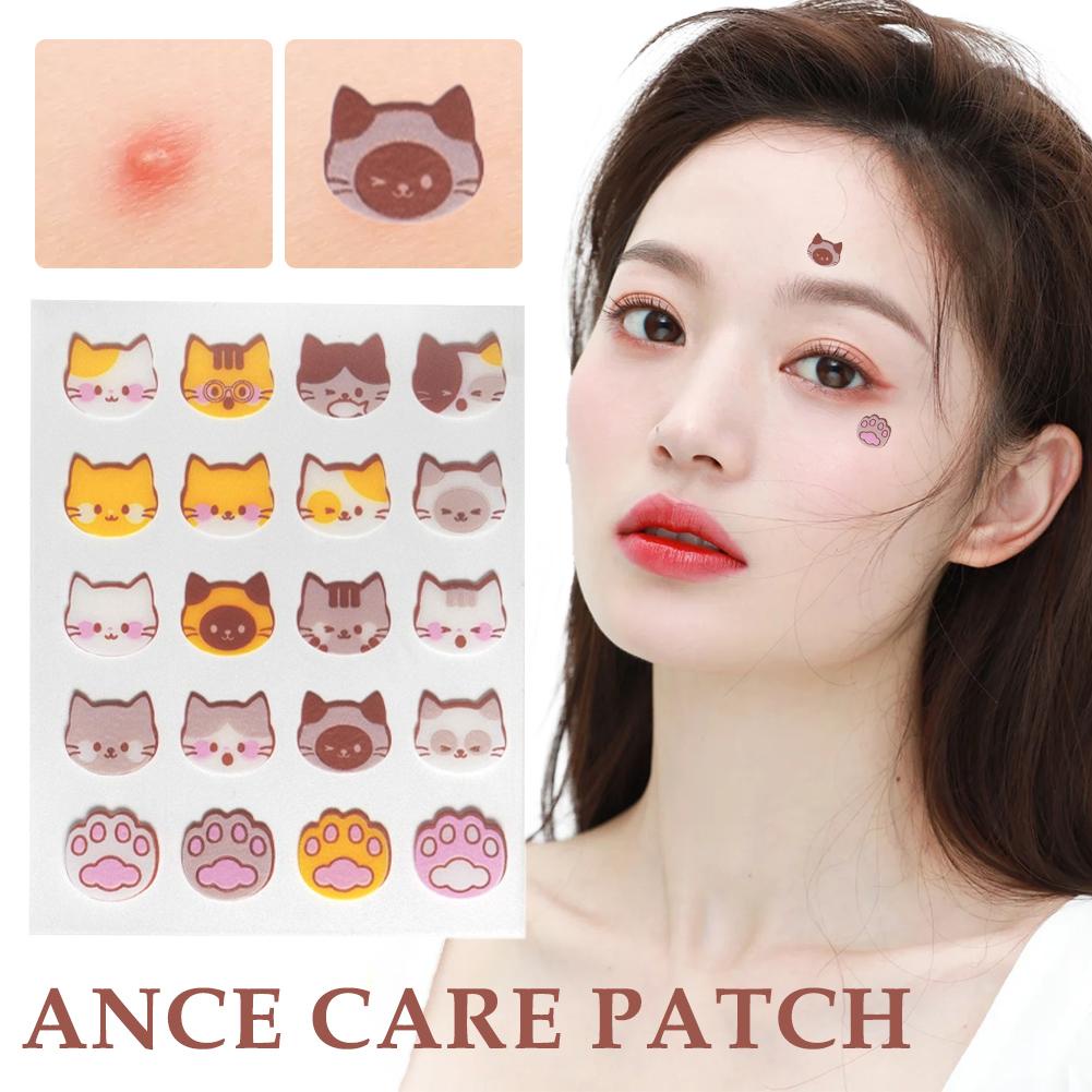 Acne Removal Pimple Patch Cute Kitten Ance Care Patch Fade Acne Marks ...