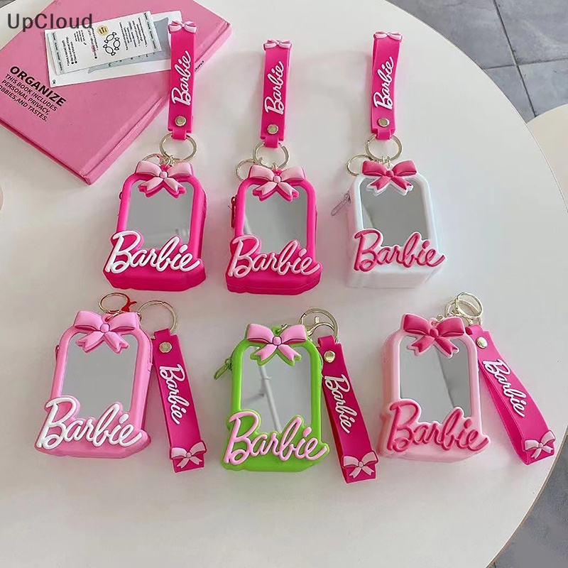 [UpCloud] Barbie Key Buckle Mirror Coin Purse Kawaii Portable Stylish ...
