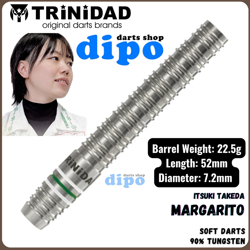 TRiNiDAD PRO MARGARITO ( ITSUKI TAKEDA model ) - TRiNiDAD Soft Darts | Shopee Malaysia