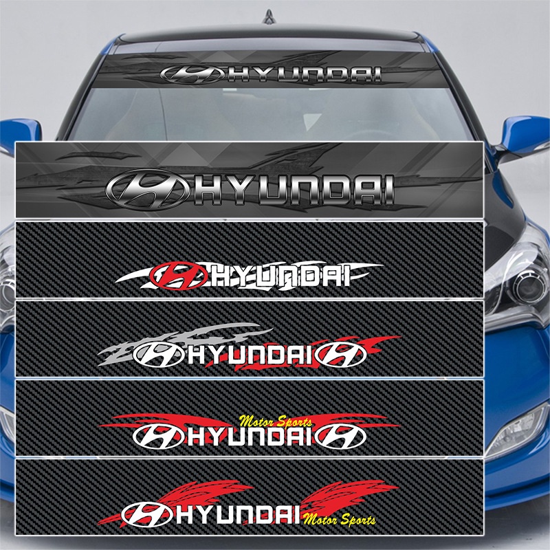 130*21cm Vinyl Car Front Windshield Emblem Sticker Auto Window ...